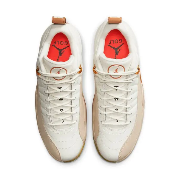 JORDAN Low Golf "sail" Sneakers - White/brown