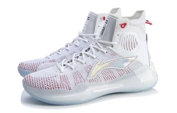 LI-NING High Top Lace-up Athletic Sneakers