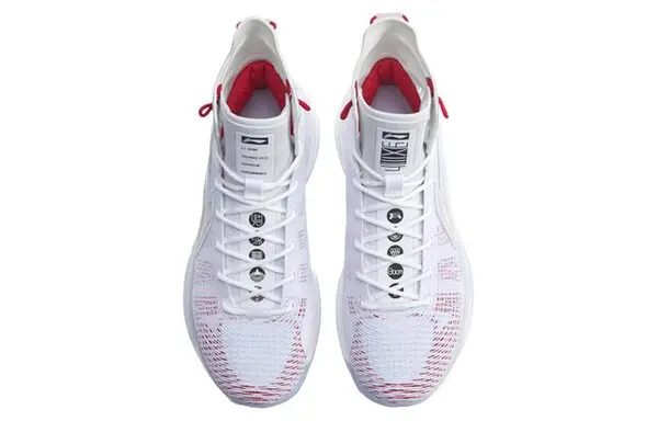 LI-NING High Top Lace-up Athletic Sneakers