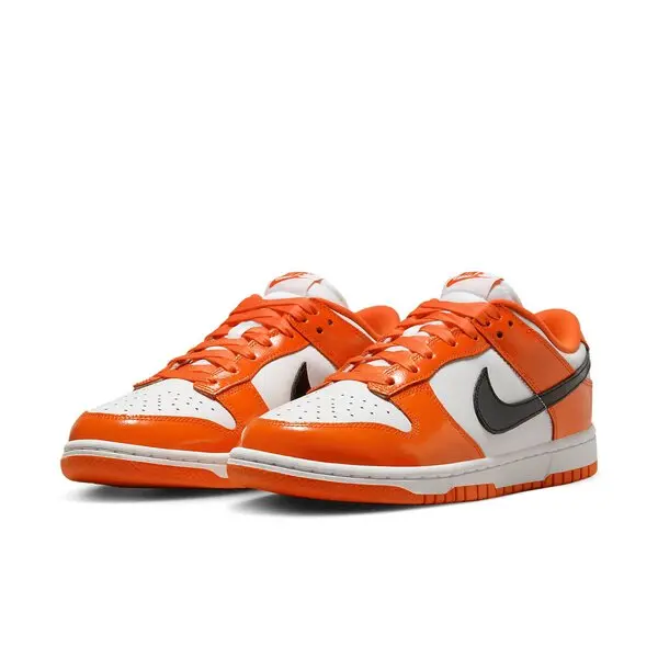 Nike Dunk Low "halloween Patent" Sneakers - Orange
