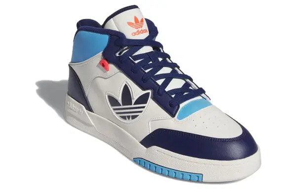 Adidas Originals Drop Step Xl 2.0 High Top Sneakers - White/blue/navy