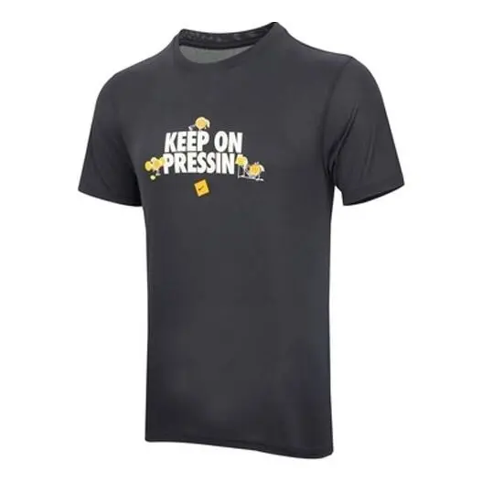 Nike Dri-fit Alphabet Printing Round Neck Pullover Short Sleeve Shirt - Default Color