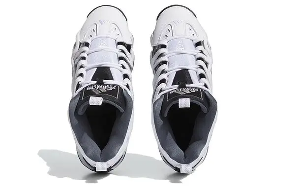 Adidas Crazy High Top Sneakers - Cloud White/core Black/collegiate Purple