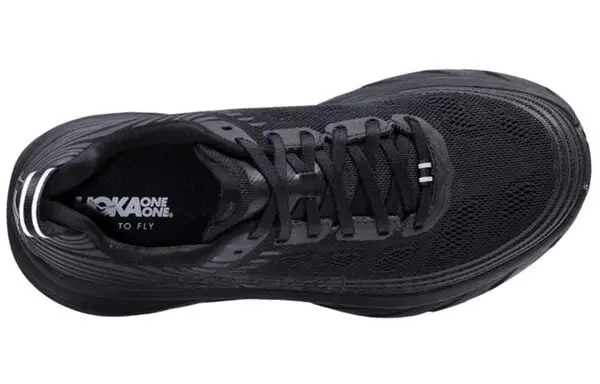 Hoka One One Bondi 6 Athletic Sneakers - Black