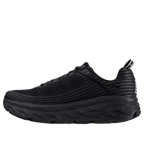 Hoka One One Bondi 6 Athletic Sneakers - Black