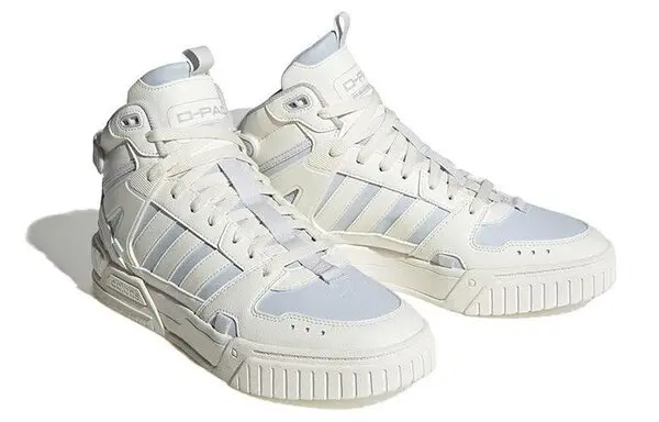 Adidas Neo D-pad Mid Top Sneakers - White/blue