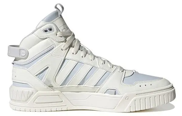 Adidas Neo D-pad Mid Top Sneakers - White/blue