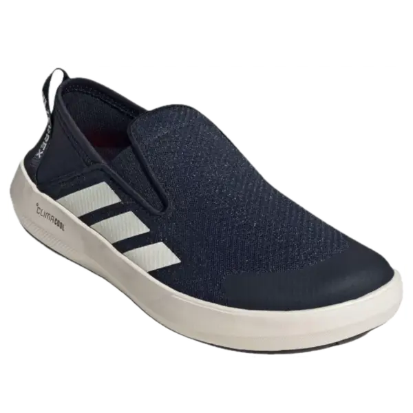 Adidas Boat Climacool Slip-on Shoes - Navy/white