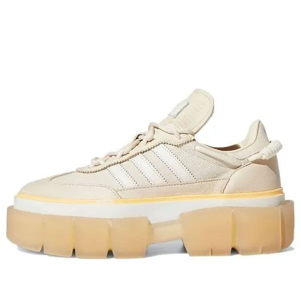 Adidas Ivy Park X Super Sleek 'halo Ivory' Platform Sneakers - Cream