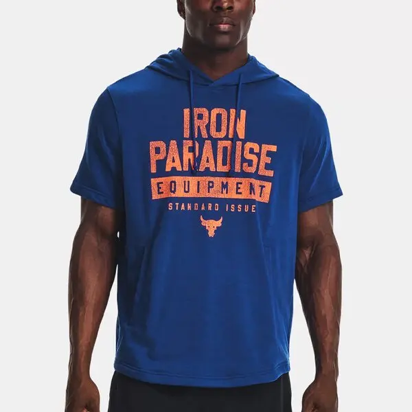 Under Armour Project Rock Short Sleeve Hoodie
