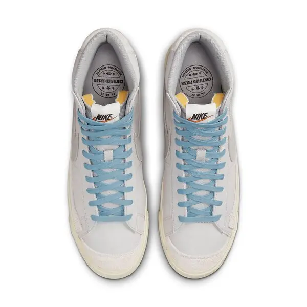 Nike Blazer Mid '77 Premium Certified Fresh - Gray/white/blue