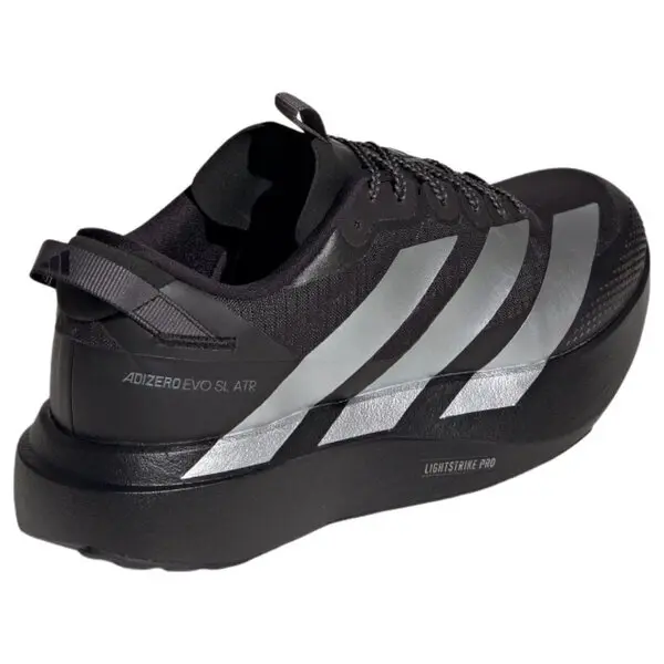 Adidas Adizero Evo Sl Atr Sneakers - Black/silver Metallic