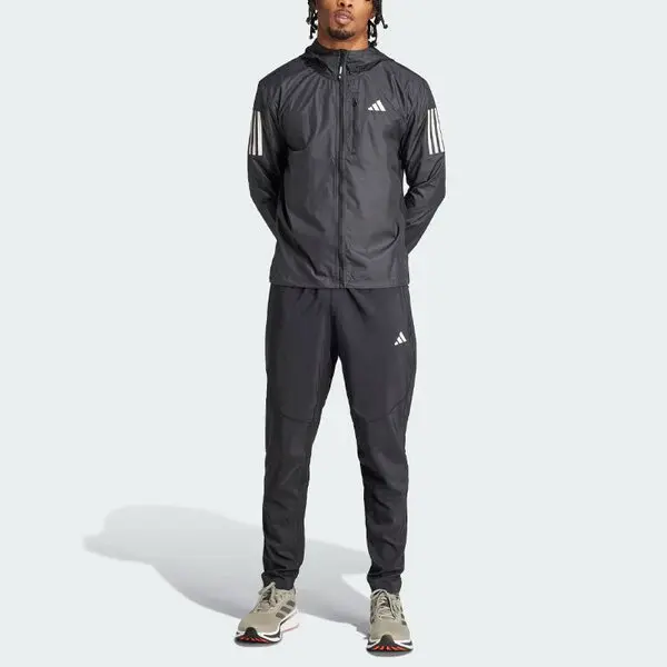 Adidas Own The Run Jacket Asia Sizing - Black