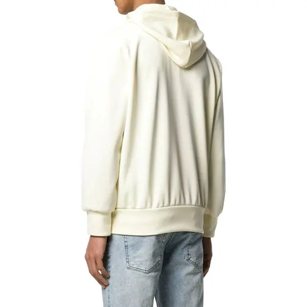 Play Comme Des Garcon Zip Hooded Jacket - Ivory