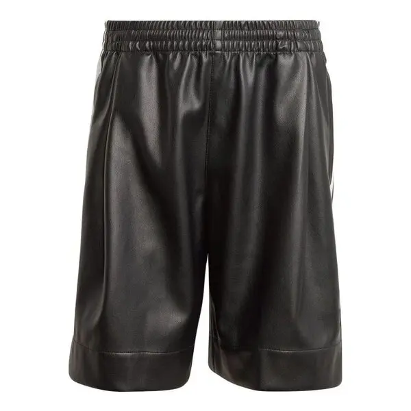 Adidas Faux Leather Adicolor 3-stripes Shorts