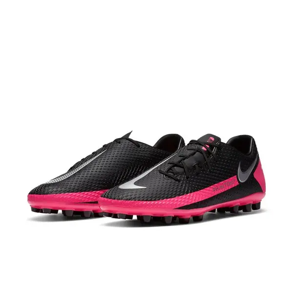 Nike Phantom Gt Academy Ag Artificial Grass Cleats - Black/pink