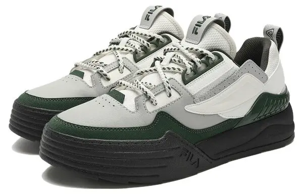 FILA Court Deluxe Low Shoes - Grey/white/black