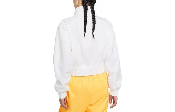 Nike Plaid Zip Up Stand Collar Jacket