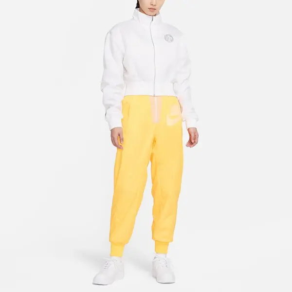 Nike Plaid Zip Up Stand Collar Jacket