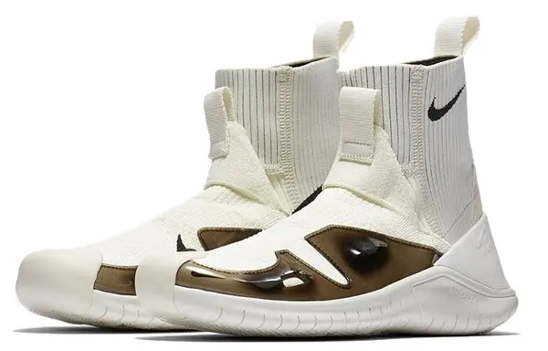Nike Matthew M. Williams X Free Trainer 3 Flyknit Sp High Top Sneakers - Sail/black