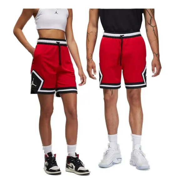 JORDAN Dri-fit Sport Diamond Shorts - Gym Red/black/gym Red