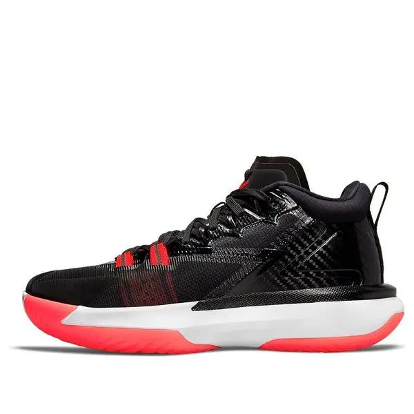 JORDAN Air Zion 1 Mid Top Sneakers - Black/red