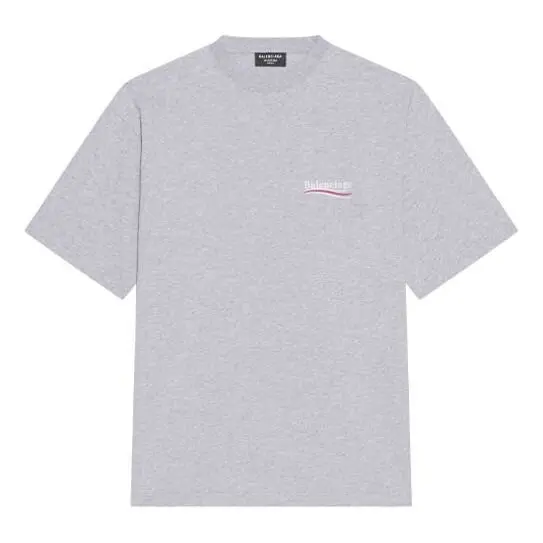 Balenciaga Political Campaign T-shirt Large Fit - Grey