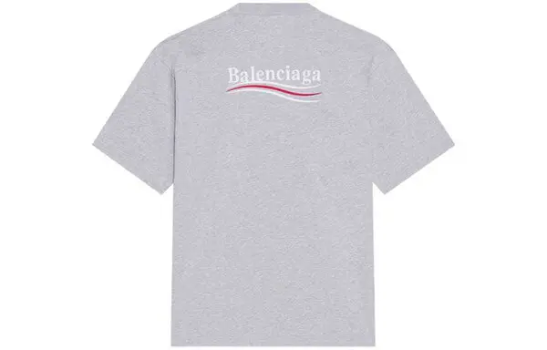 Balenciaga Political Campaign T-shirt Large Fit - Grey