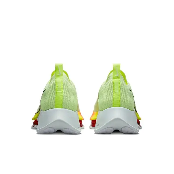 Nike Zoom Tempo Next% Flyknit Athletic Sneakers - Barely Volt/black/hyper Orange