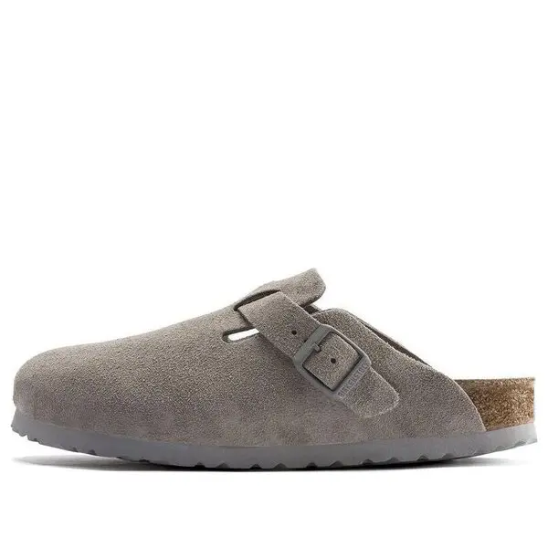 BIRKENSTOCK Boston Soft Footbed Clogs - Grey