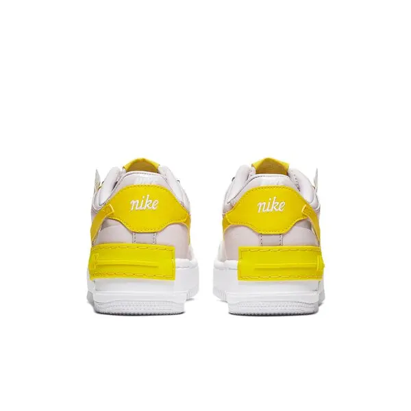 Nike Force 1 Shadow Sneakers - Whiteyellowpink