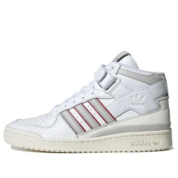 Adidas Originals Forum Mid Sneakers - Cloud White/grey One/red