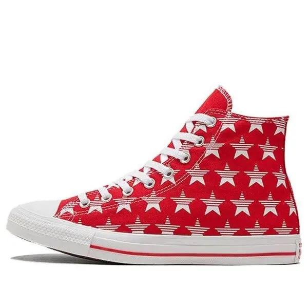 CONVERSE Chuck Taylor All Star High Top Sneakers - White/red