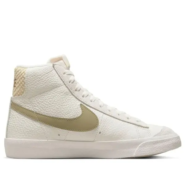 Nike Blazer Mid High Top Lace Up Sneakers With Snakeskin Detail - Sail/photon Dust/phantom