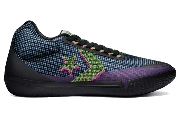 CONVERSE Chuck Taylor All Star Pro Bb Mid "soundwave" Sneakers - Blue/purple