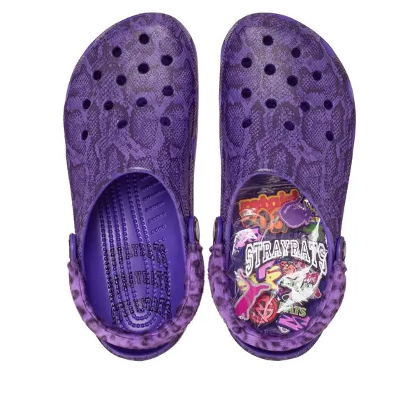 CROCS X Stray Rats Classic Clog Snakeskin