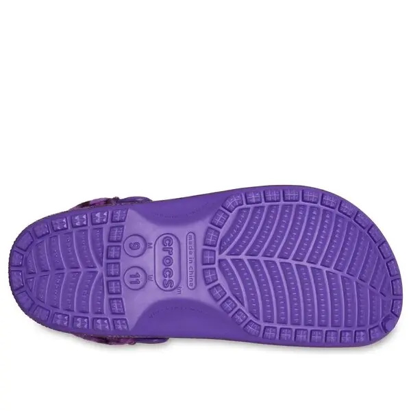 CROCS X Stray Rats Classic Clog Snakeskin - Ultraviolet