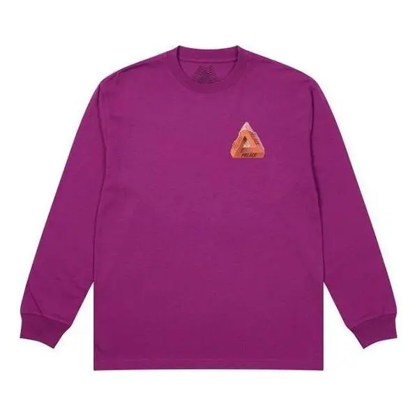 PALACE Fw21 Chapping Long Sleeve Shirt - Purple
