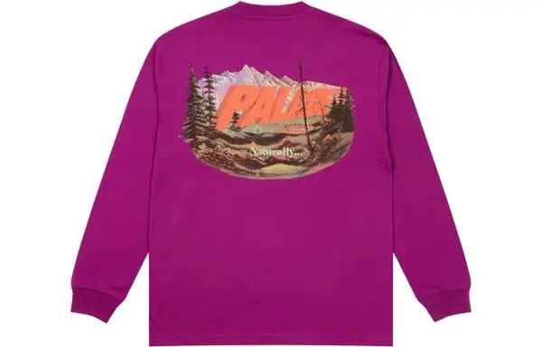 PALACE Fw21 Chapping Long Sleeve Shirt - Purple