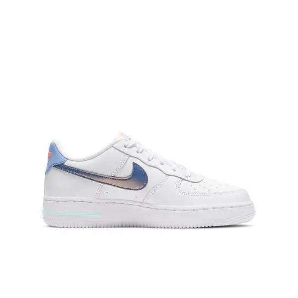 Nike Force 1 Lv8 1 Low Top Sneakers - White/blue
