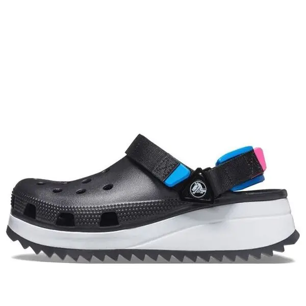 CROCS Classic Hiker Clog Sports Sandals - Black/blue/red