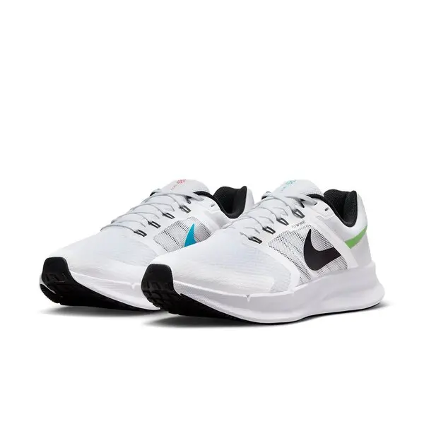 Nike Run Swift 3 Athletic Sneakers - White/black/green