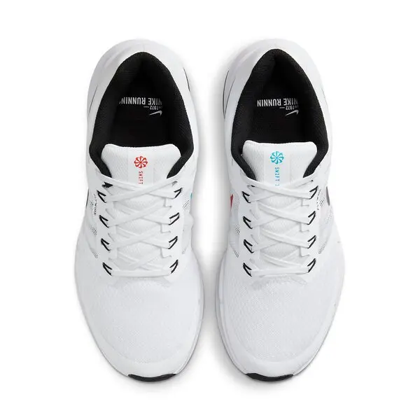 Nike Run Swift 3 Athletic Sneakers - White/black/green