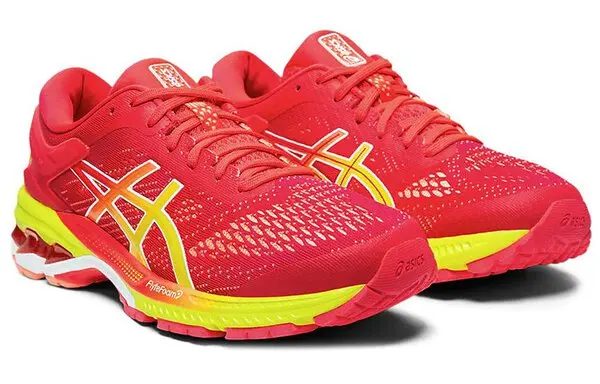 Asics Gel-kayano 26 Athletic Shoe - Red/yellow