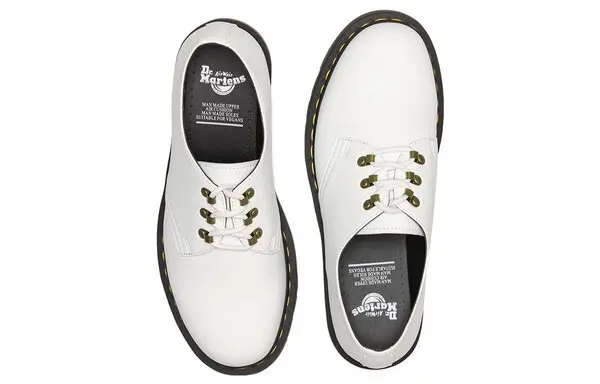 Dr. Martens 1461 Pu Lace Up Oxford Shoes - White