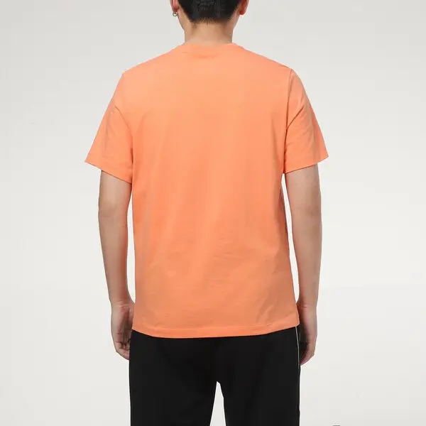 JORDAN Burst Crack Basketball Sports Short Sleeve T-shirt - Orange