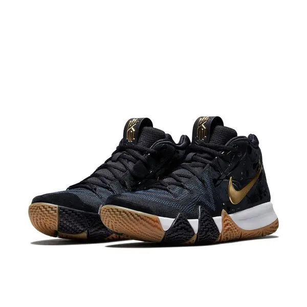 Nike Kyrie 4 "pitch Blue" Sneakers - Black/gold