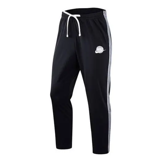 Nike Colorblock Side Basketball Sports Bundle Feet Pants Black - Multi-color