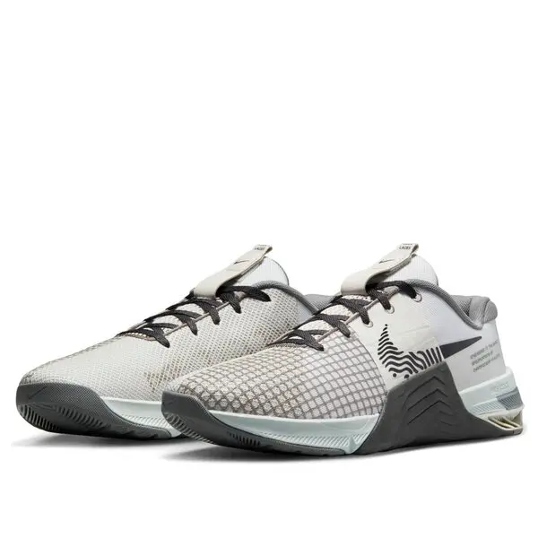 Nike Metcon Athletic Lace-up Sneakers - Grey