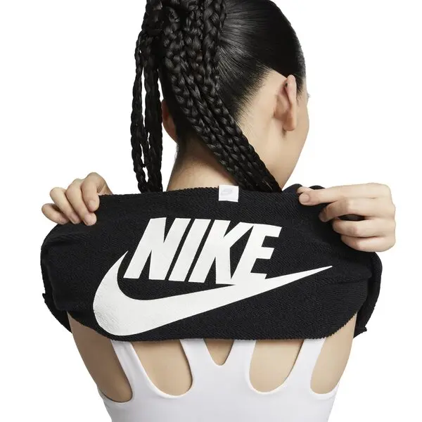 Nike Oversized French Terry Shrug - Black/sail
